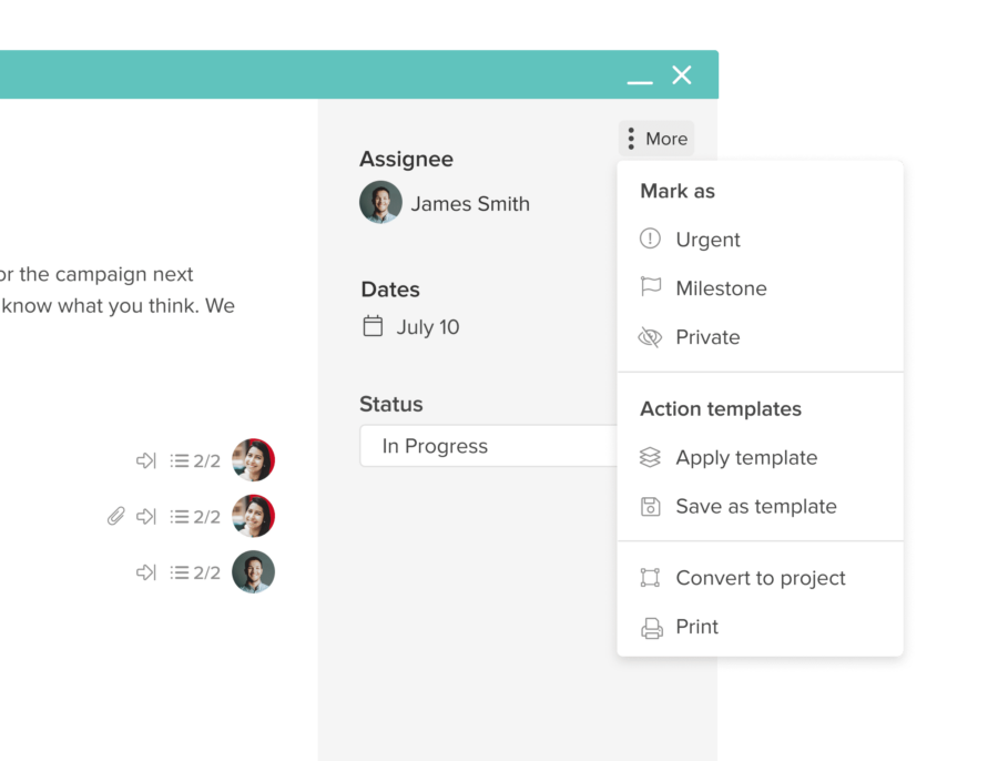 Hive 2.0: Updated Navigation and Action Card | Hive