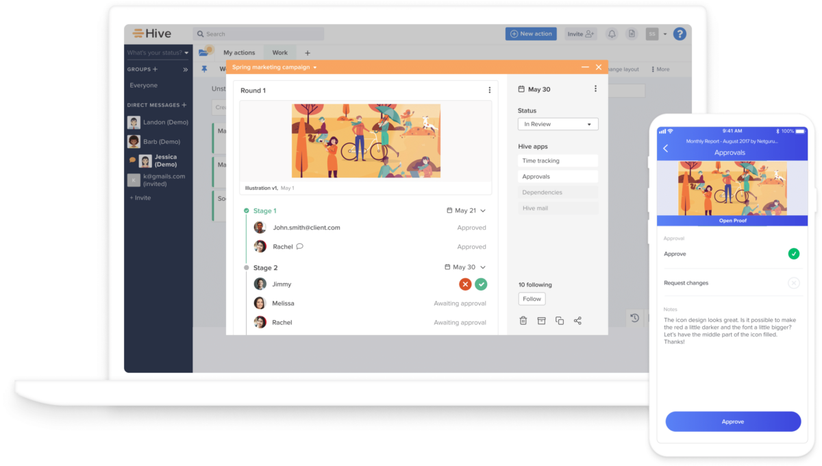 How To Use the Proofing & Approvals Function in Hive | Hive
