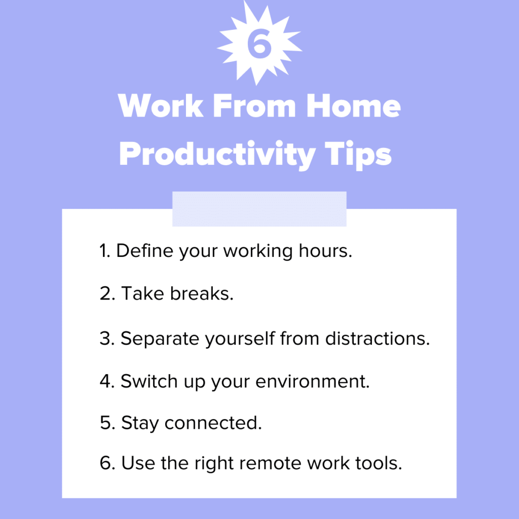 6 Ways To Be More Productive Working From Home | Hive