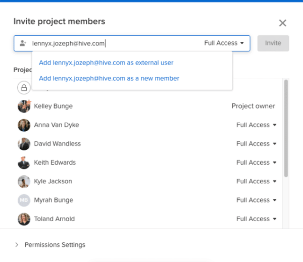 How To Invite External Users To Collaborate In Hive