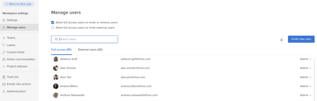 How To Add Teammates To Your Hive Projects | Hive