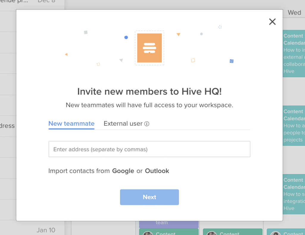 How To Add Teammates To Your Hive Projects | Hive