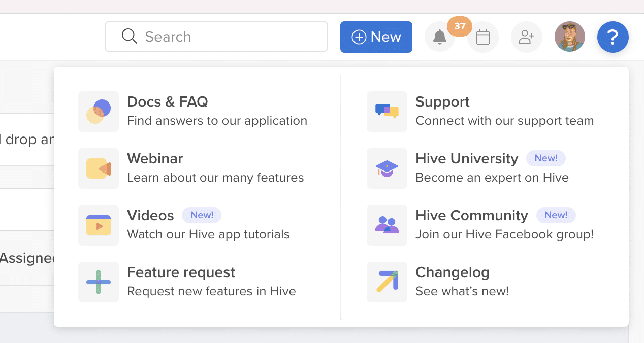 New In Hive: The Dropdown Menu Just Got A Makeover | Hive