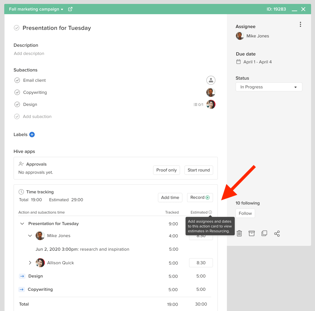 How To Use Resourcing To Allocate Your Team's Time | Hive