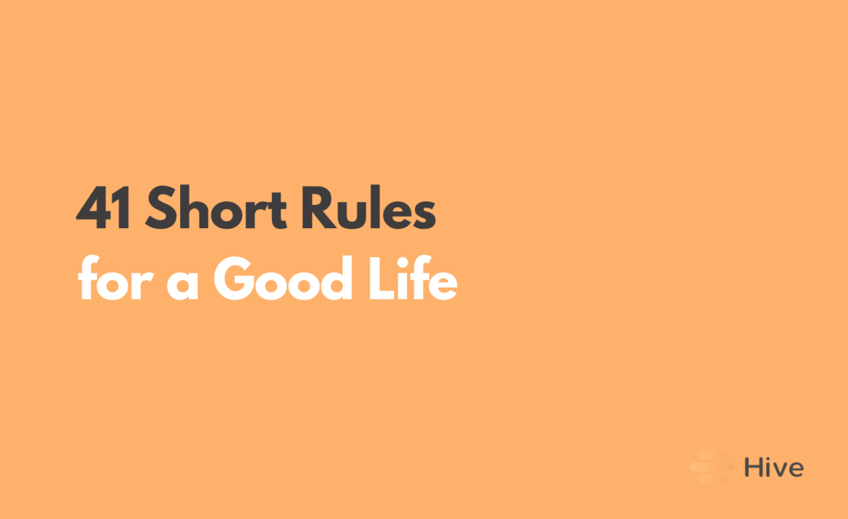 41 Rules for a Good Life From Influential Philosophers