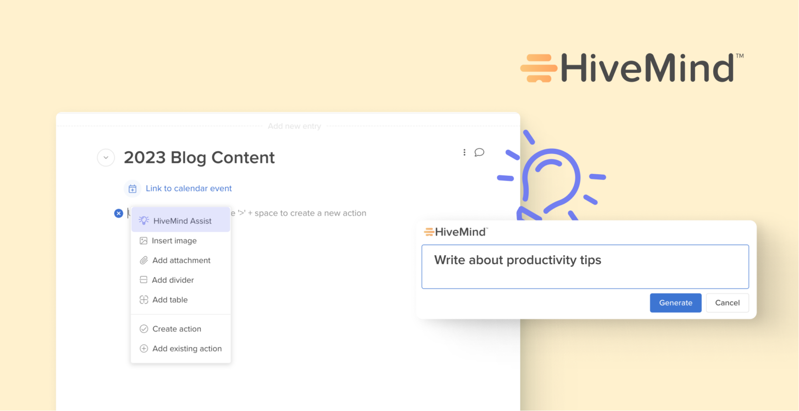 Introducing HiveMind: AI Technology For Project Planning