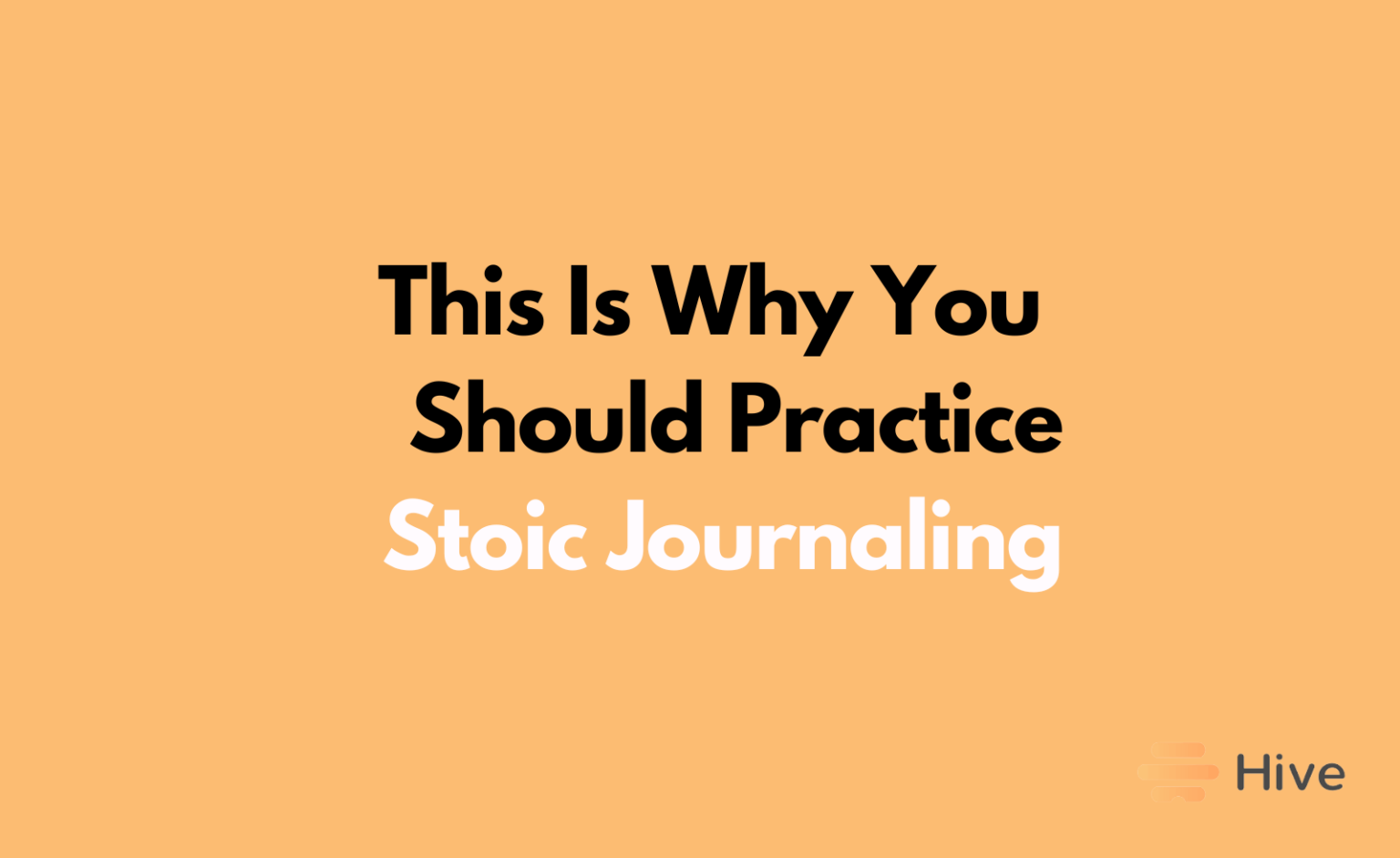 Stoic Journaling A Tool For Reflection Discovery Hive