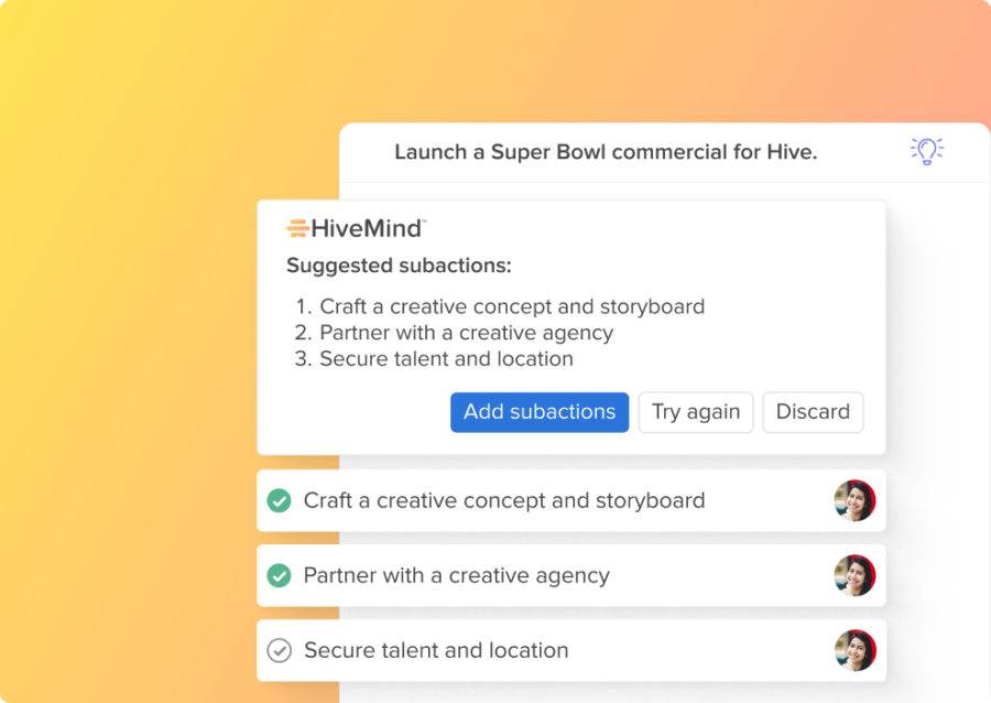 Manage projects faster & collaborate better | Hive