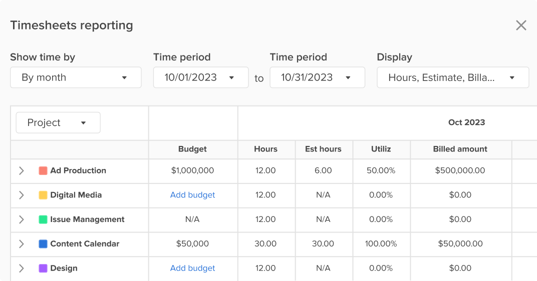 Time Tracking | Hive