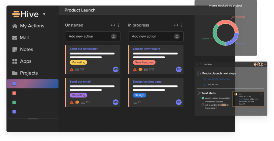 Manage Projects Faster & Collaborate Better | Hive