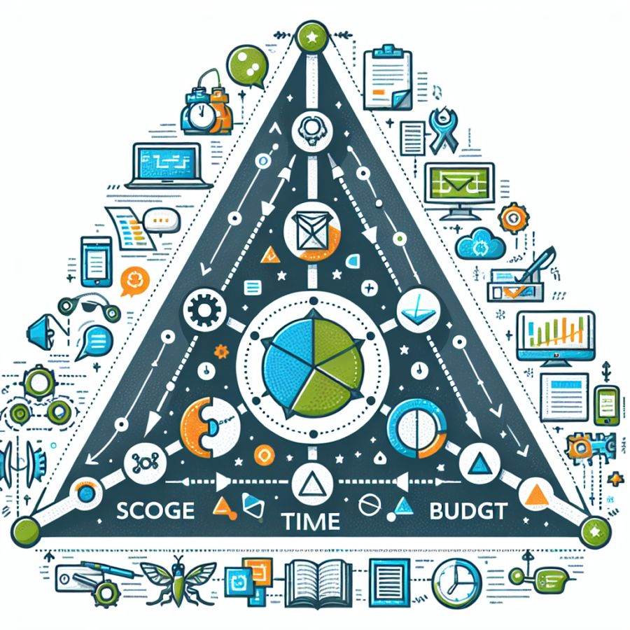 The Project Management Triangle Balancing Scope Time And Budget Hive